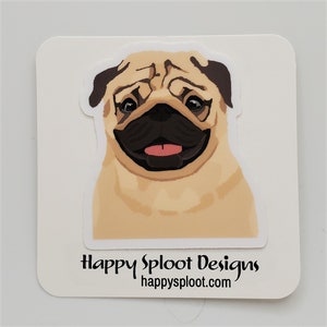 Pug Get Well Soon Card, Pug Gift Card, Pug Puppy Dog Blank Get Well ...