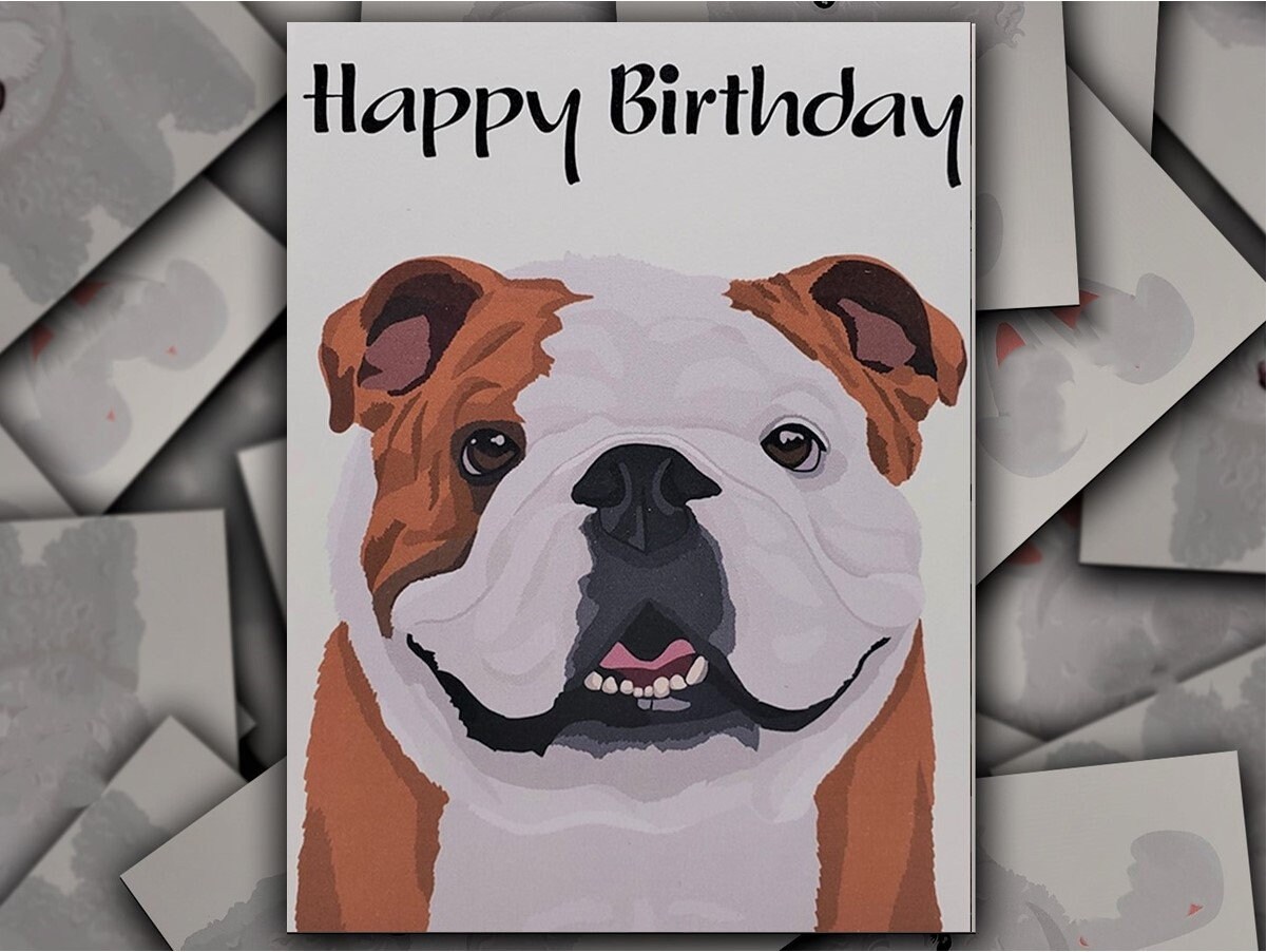 Happy Birthday Olde English Bulldog