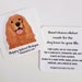 Cocker Spaniel Love Valentine Anniversary Card, Golden Cocker Spaniel ...