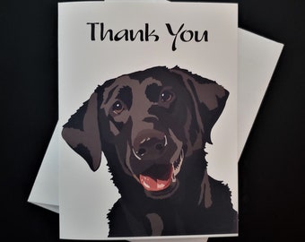 Black Lab Card Pack - Etsy