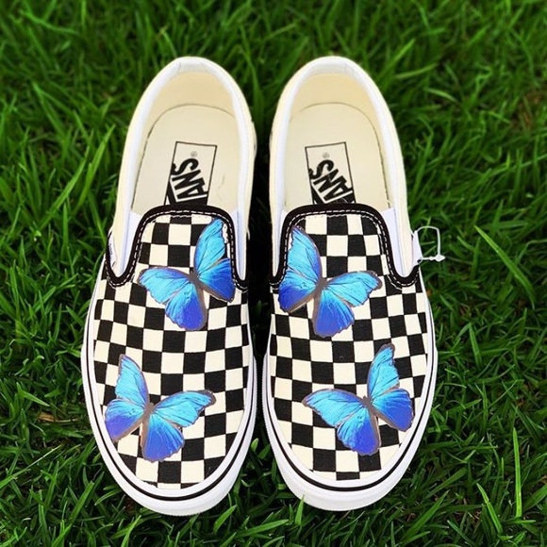 Butterfly Vans - Etsy