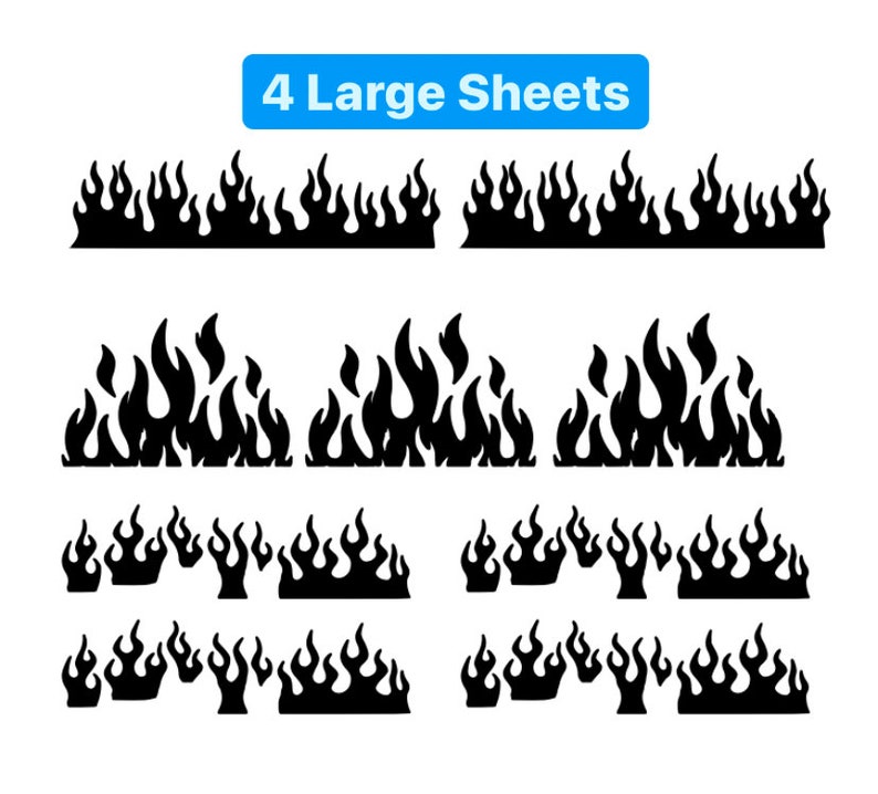 Fire Stencil - Etsy