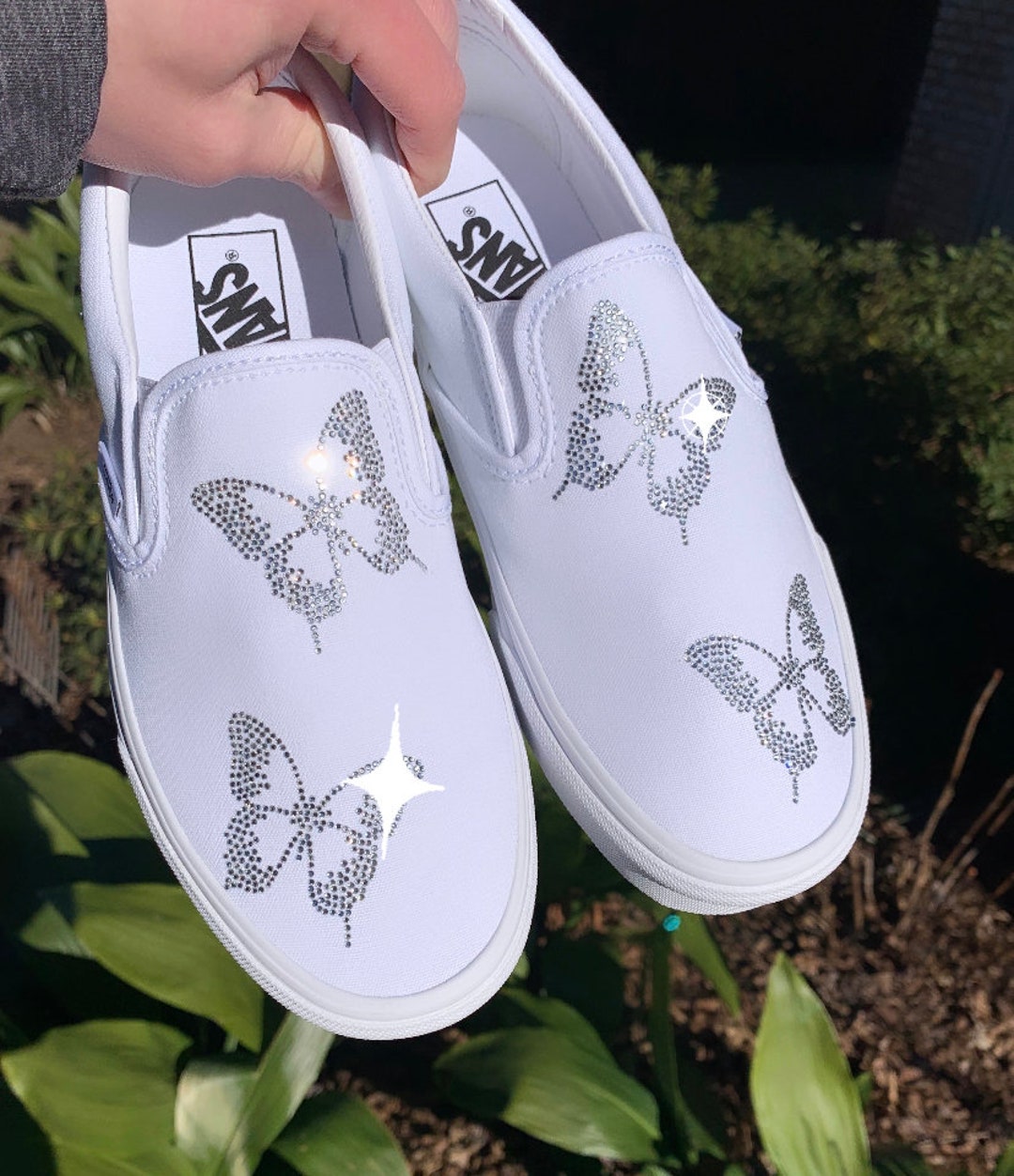 Butterfly Custom Vans - Etsy