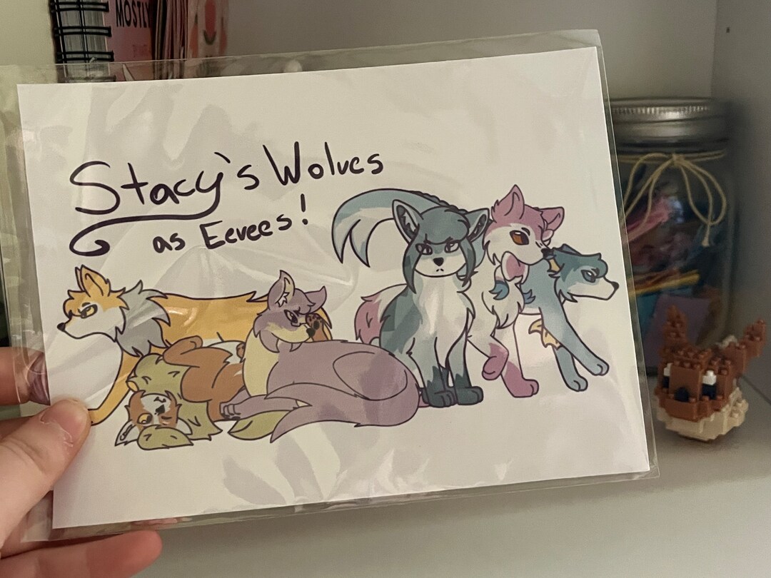 Stacy Plays' Wolves as Eevee's Evolutions - Etsy