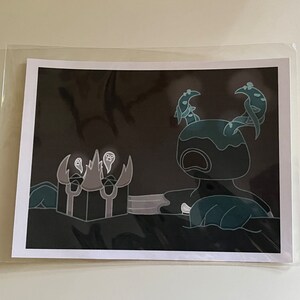 Minecraft Warden Art Print - Etsy