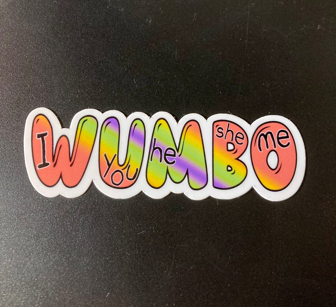 Sticker Wumbo I You He She Me Sponge Cartoon Vinyl - Etsy