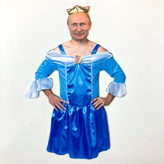Sticker Putin Princess Vladimir Fairy Halloween Costume Russia - Etsy