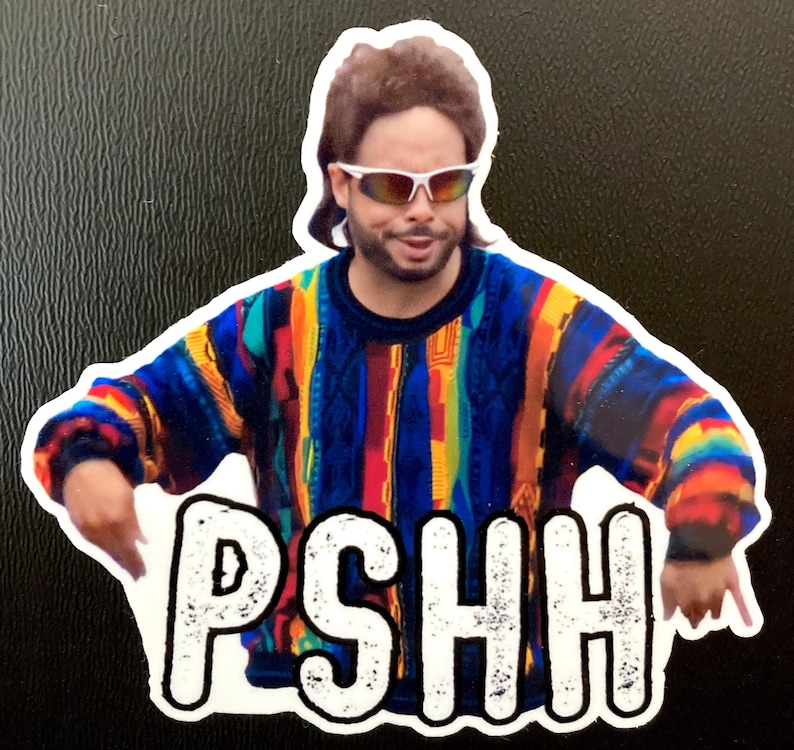 Sticker Ed Bassmaster Psh Pshh Chip Diamond Vinyl Waterproof - Etsy