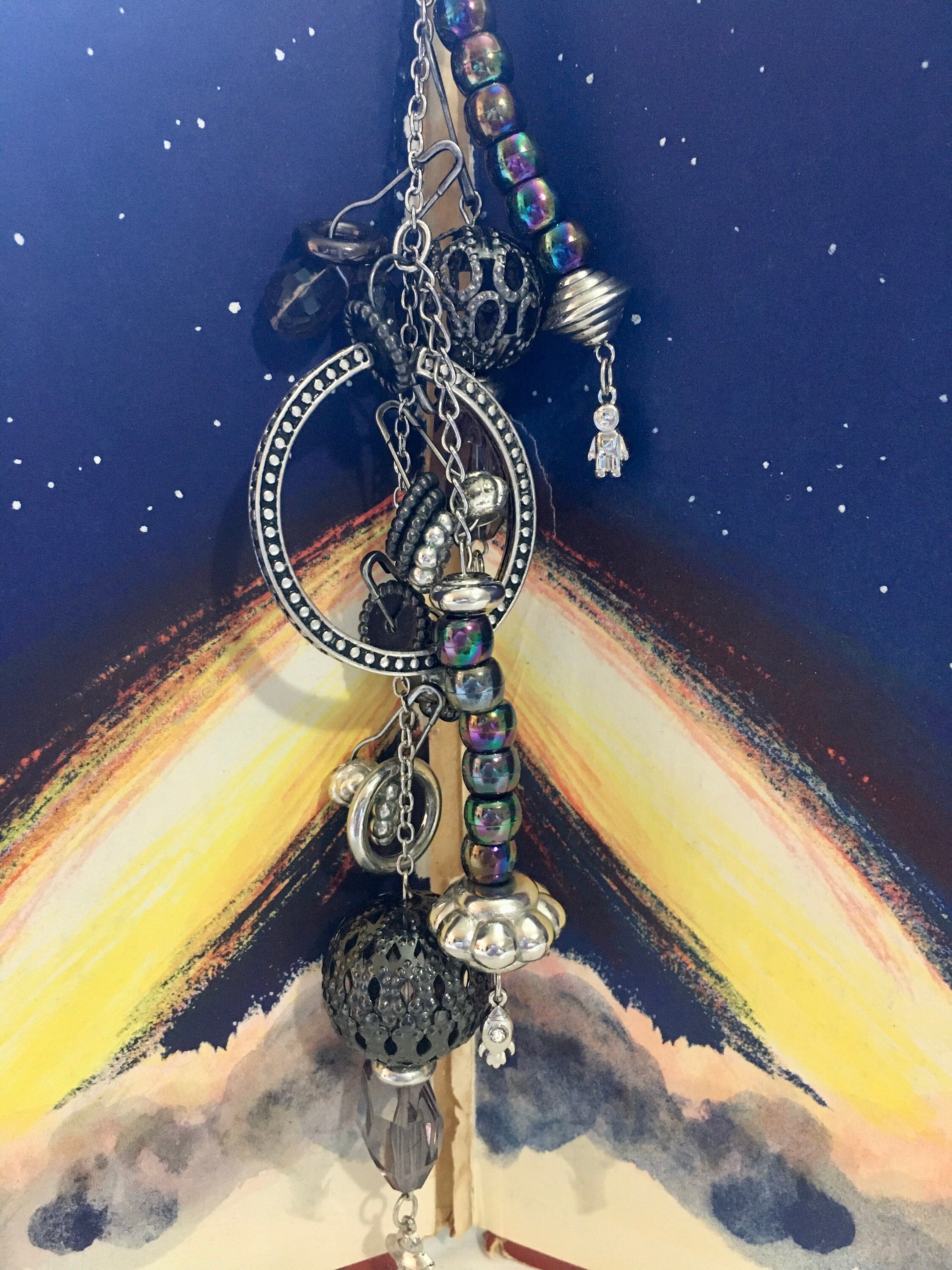 Space Junk Journal Dangle Outer Space Junk Journal Dangle Astronaut ...