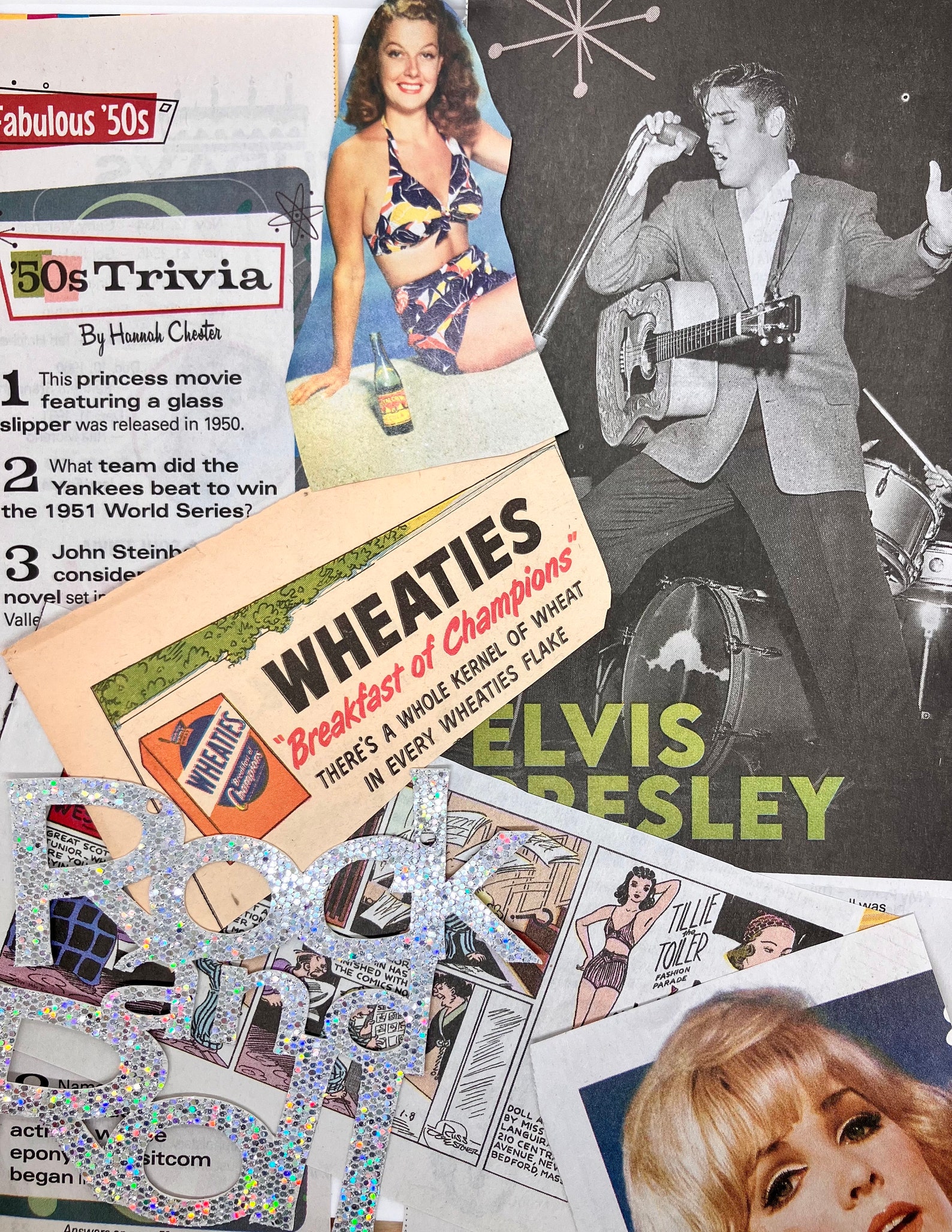 Retro 40s/50s Junk Journal Kit - 1940s Junk Journal Kit - 1950s Junk ...