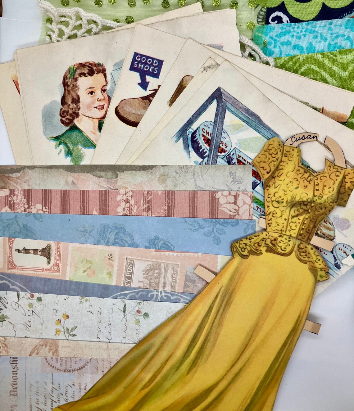 Retro 40s/50s Junk Journal Kit - 1940s Junk Journal Kit - 1950s Junk ...