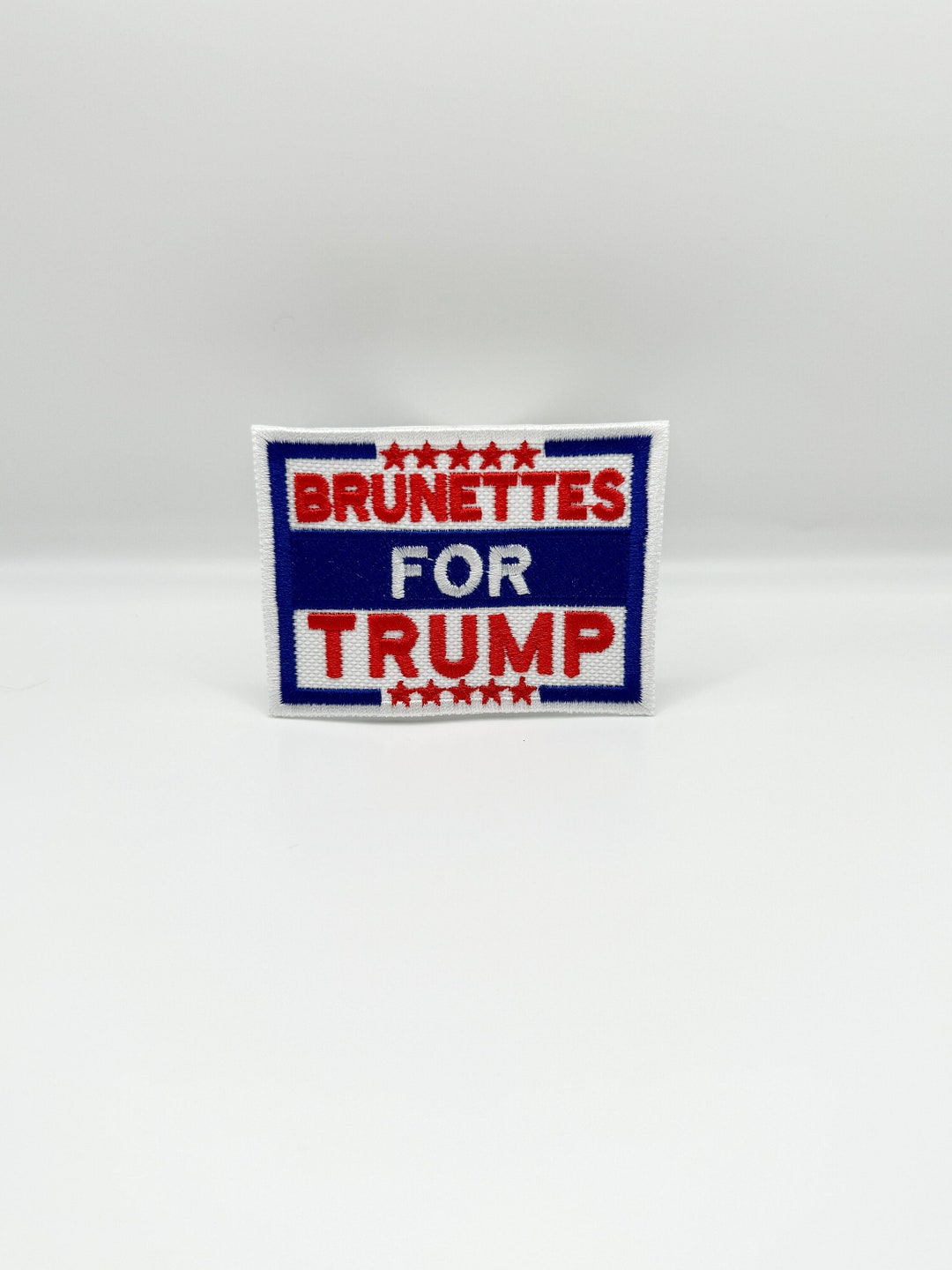 Brunettes for Trump Iron-on Patch | Brunettes for Trump Patch | MAGA ...