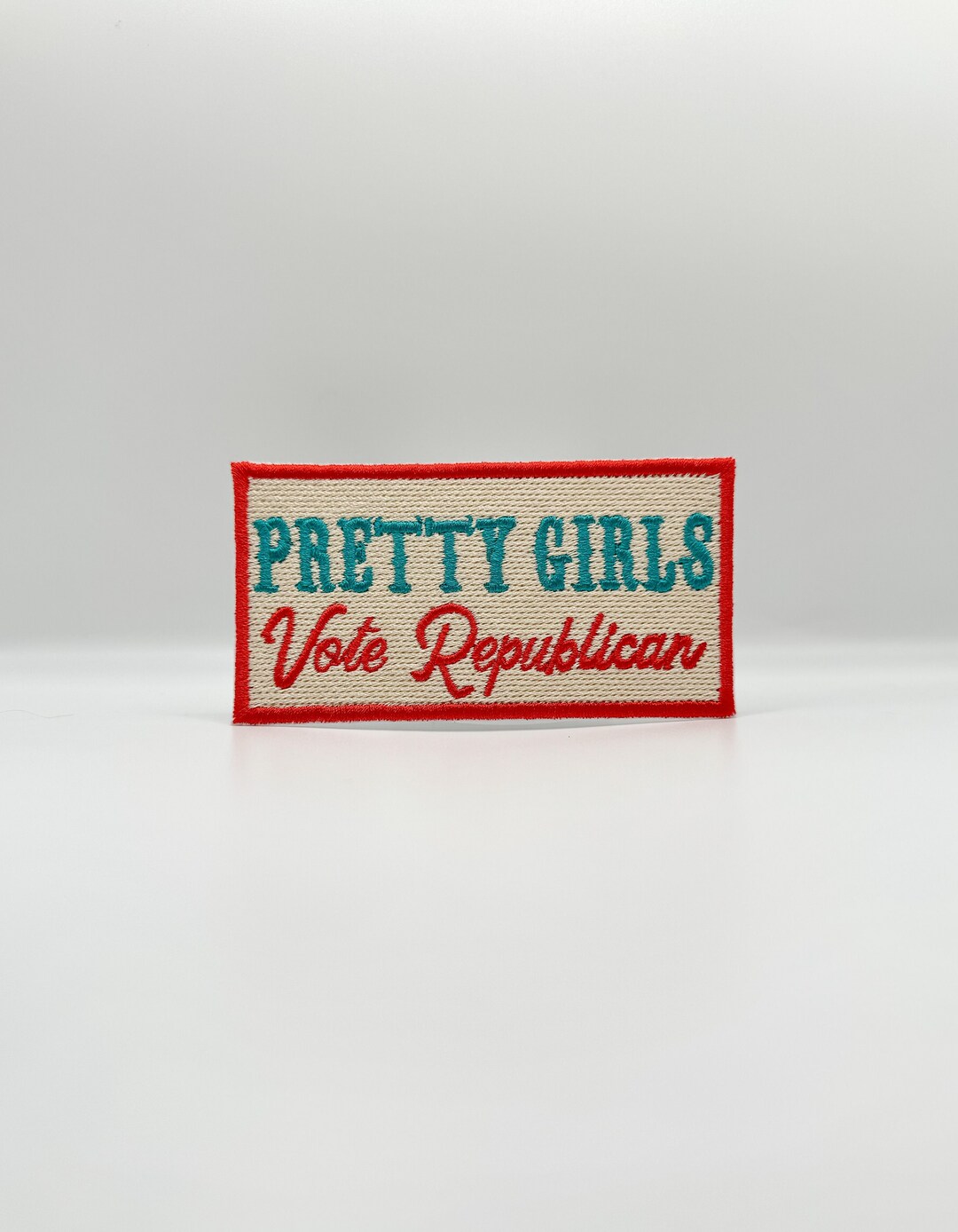 Red Pretty Girls Vote Republican Iron-on Patch | MAGA Trump Vance 2024 ...