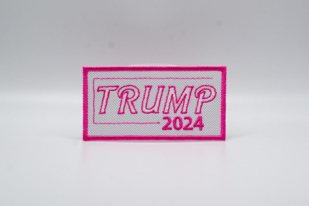 Girlie Trump 2024 Iron-on Patch | Make America Great Again Trump 2024 ...