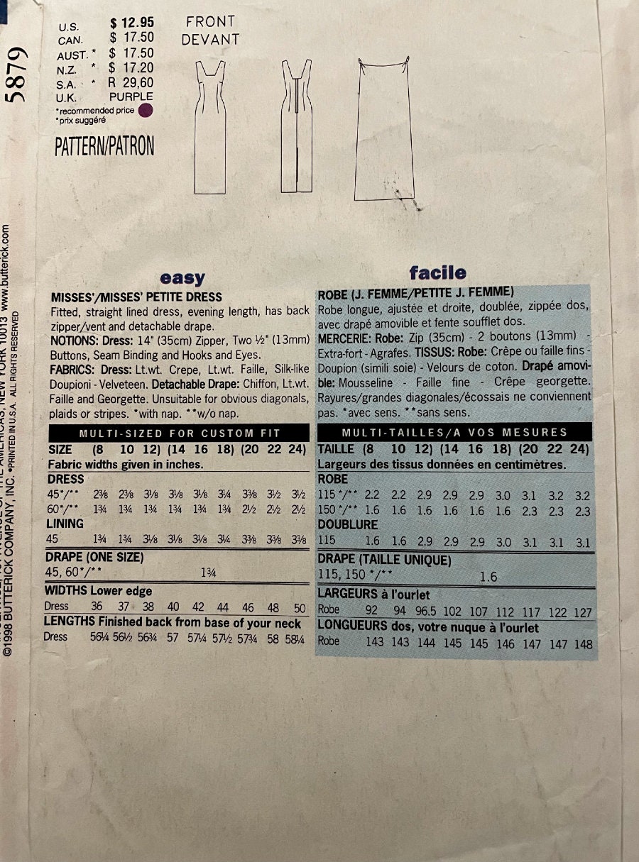 NICOLE MILLER Pattern Vintage Classic Dress - Etsy