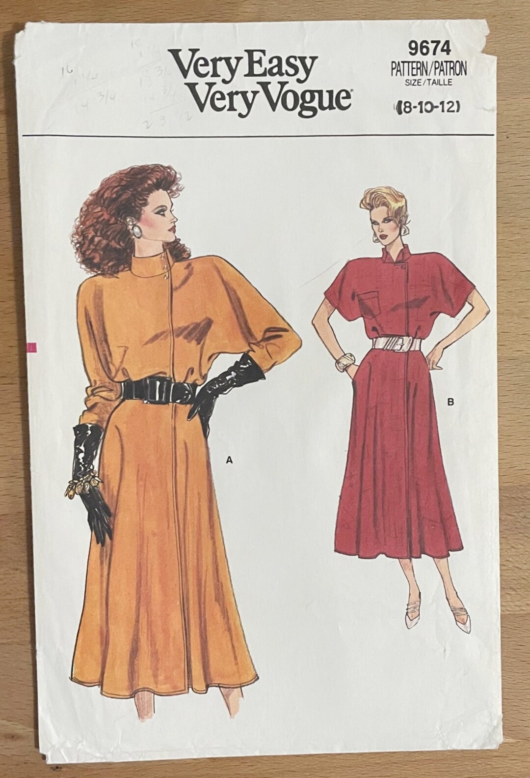 2 Dress Styles Vintage Vogue Pattern for Sewing - Etsy