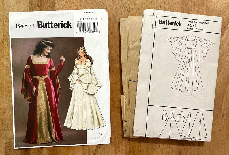 Renaissance Gown Sewing Pattern Perfect for Cosplay, Halloween - Etsy