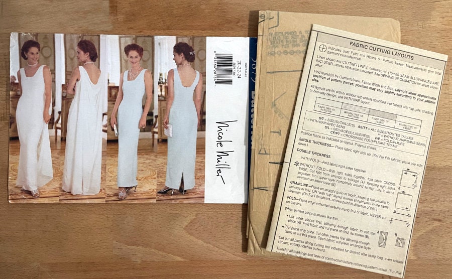 NICOLE MILLER Pattern Vintage Classic Dress - Etsy