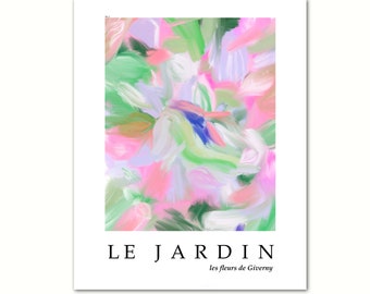 Le Jardin French Poster Aesthetic Art Print 1 - Etsy UK