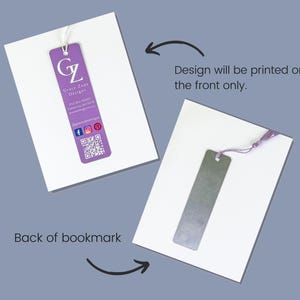 Custom Metal Bookmark, Business Logo Bookmark, Personalized Bookmark ...
