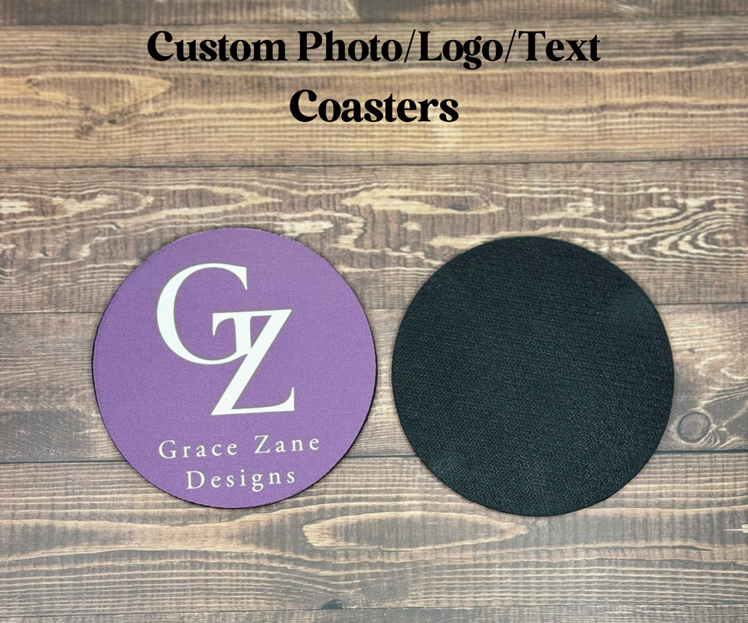 Personalized Coaster, Custom Photo Coasters, Custom Logo Coasters ...