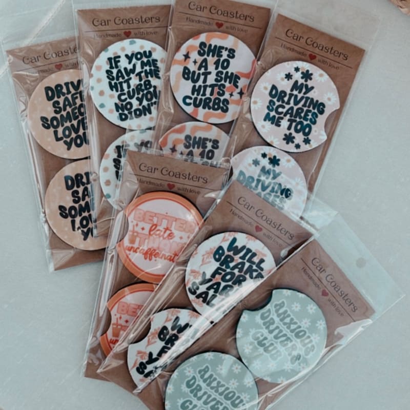 Funny Coasters - Etsy