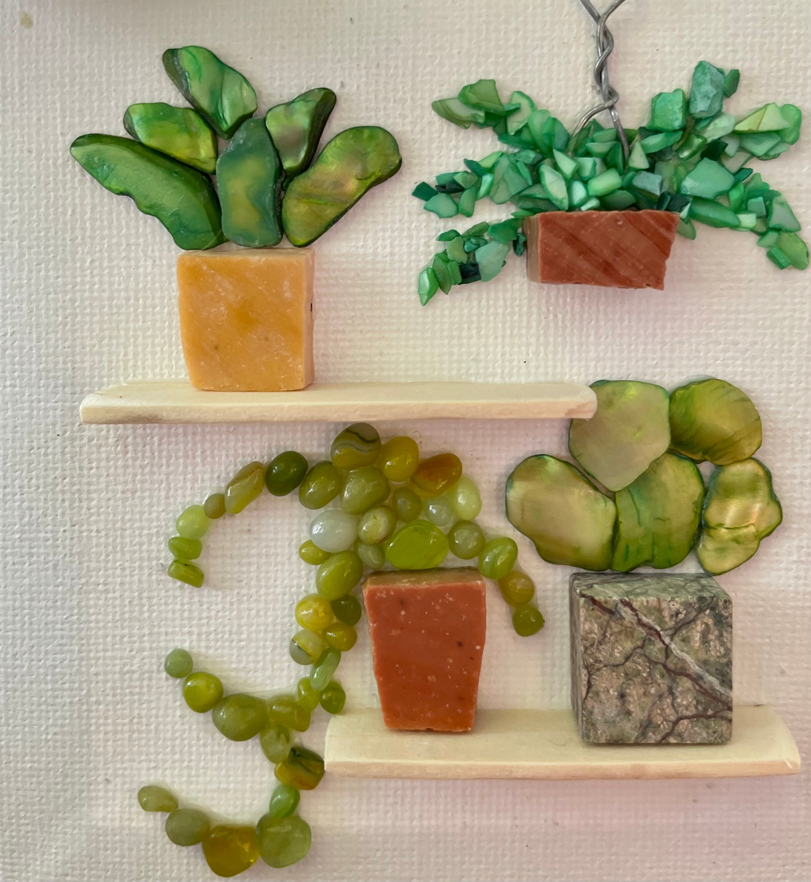 Mosaic Plant Art - Etsy