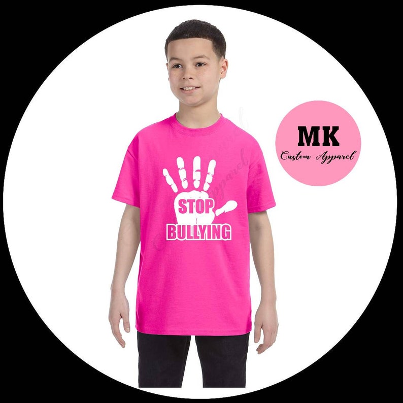 Stop Bullying T-shirt Anti Bullying Shirt Pink Shirt Day No - Etsy