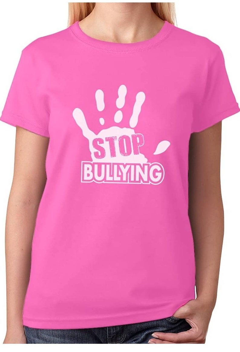 Stop Bullying T-shirt Anti Bullying Shirt Pink Shirt Day No - Etsy