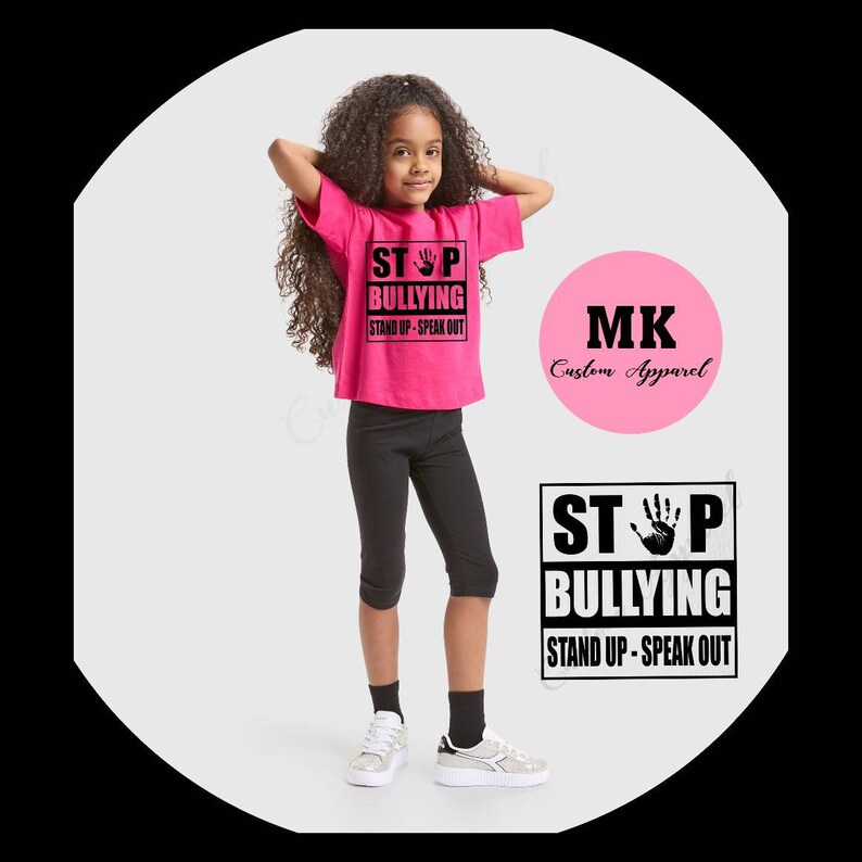 Stop Bullying T-shirt Anti Bullying Shirt Pink Shirt Day No - Etsy