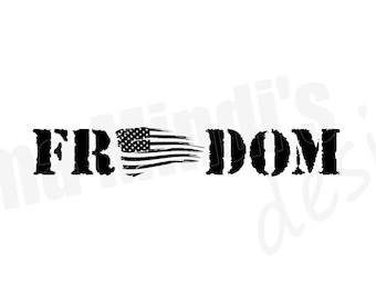 Freedom Flag Distressed SVG File - Etsy UK