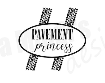 Pavement Princess, Vehicle Decal, off Road Princess, Mall Rated, Mall ...