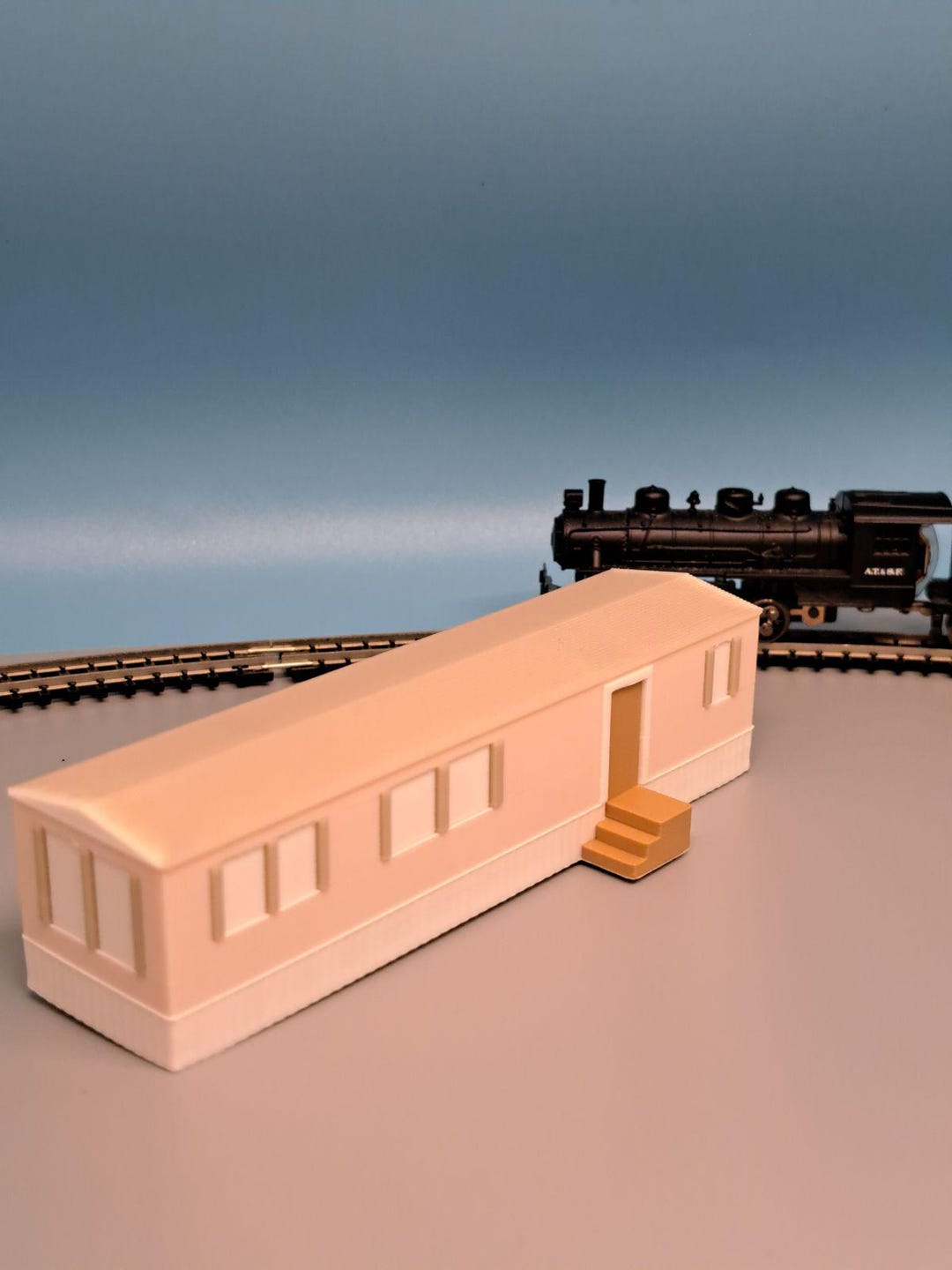 N Scale Single Wide Trailer, 3D Printed Model Railroad Trailer, Model ...