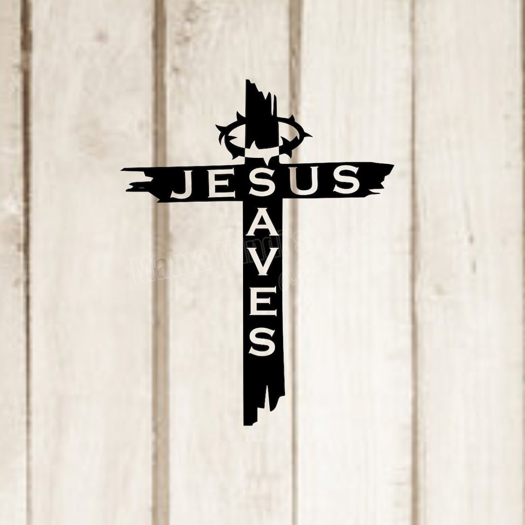 Jesus Saves SVG & Pngs - Etsy