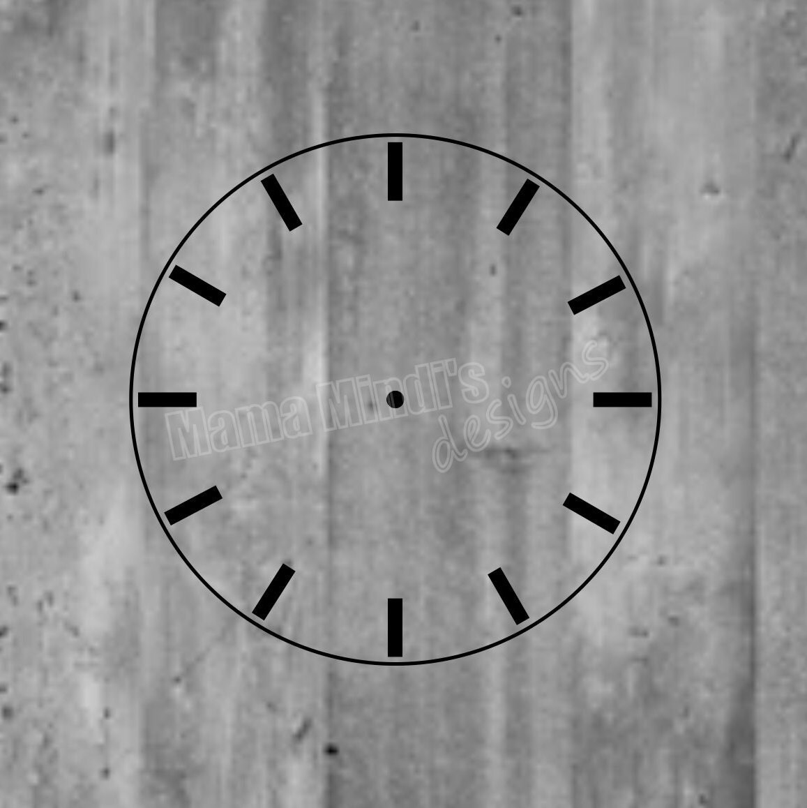 Clock Face SVG & PNG - Etsy