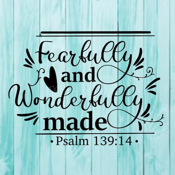 Fearfully and Wonderfully Made - Etsy