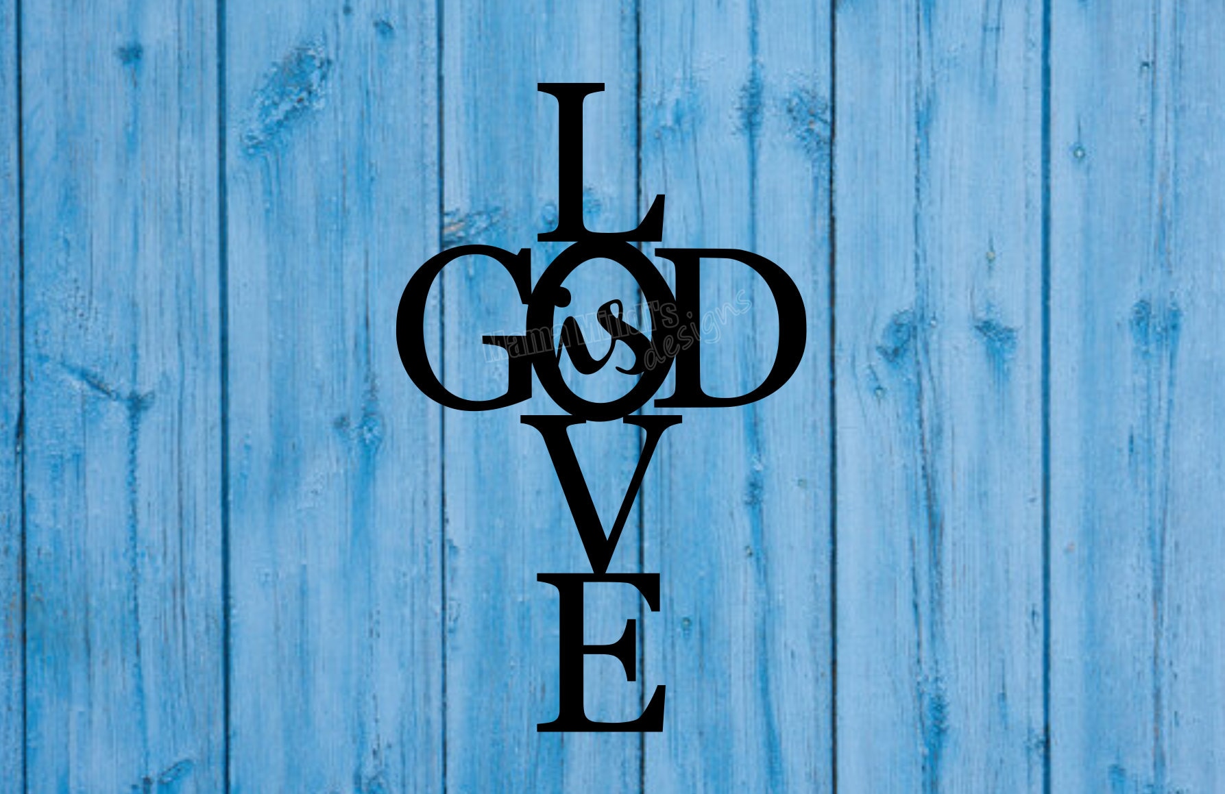 God is Love Cross SVG DXF & Pngs - Etsy