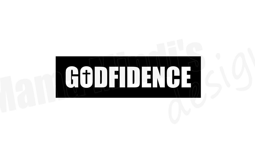 Godfidence SVG & PNG - Etsy