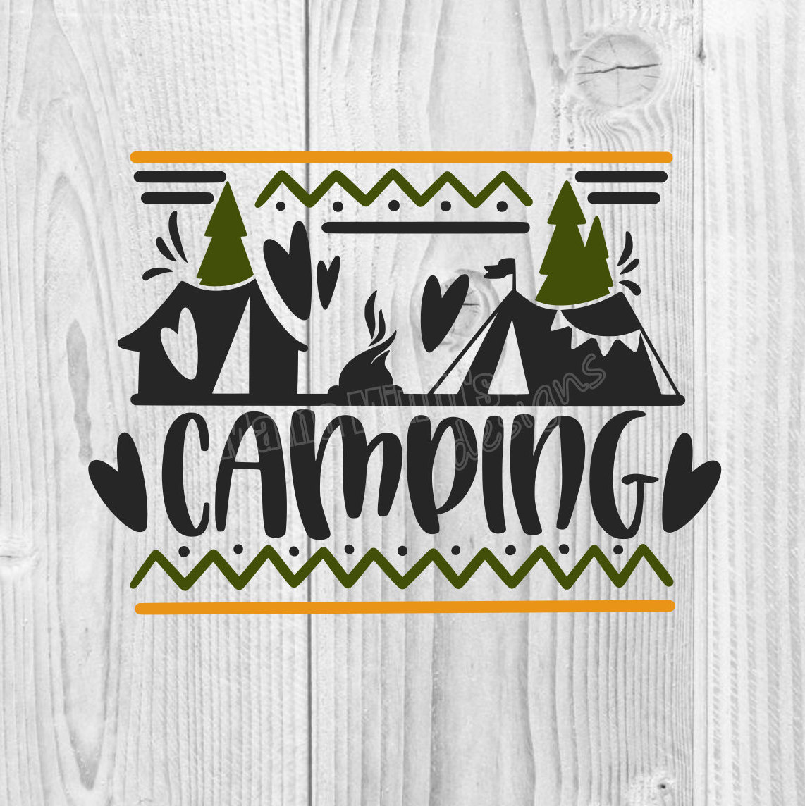 Camping SVG DXF & PNG - Etsy