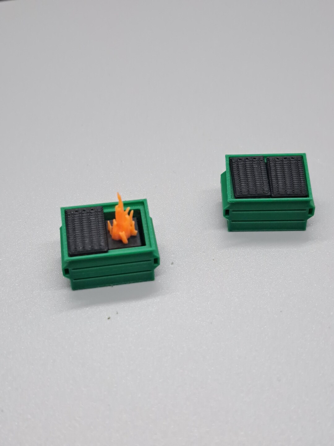 5 PC Pack - HO Scale Dumpsters 1:87scale Model Railroad Dumpster, Model ...