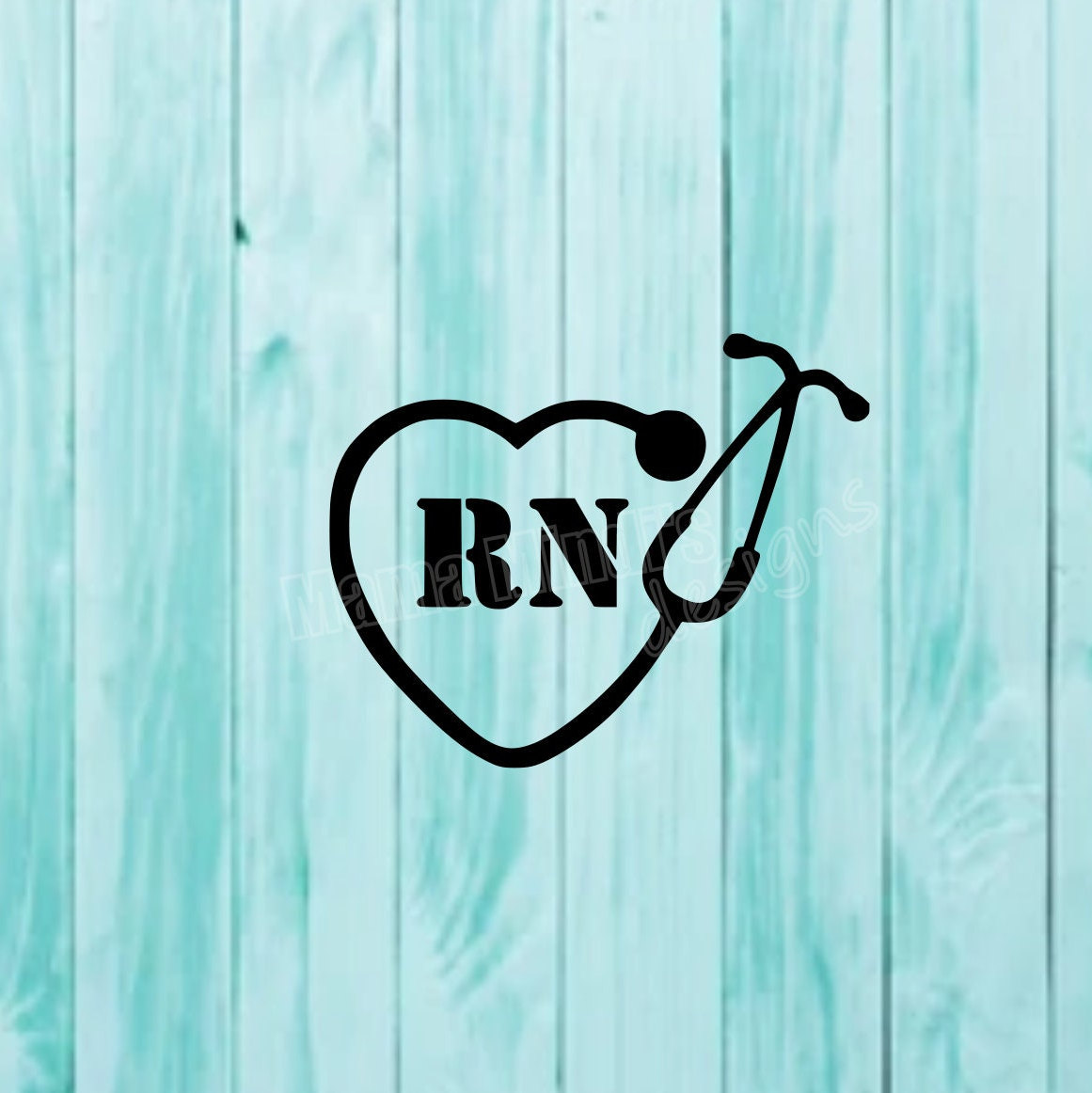 RN Stethoscope Heart and Stethoscope Heart SVG & PNG - Etsy