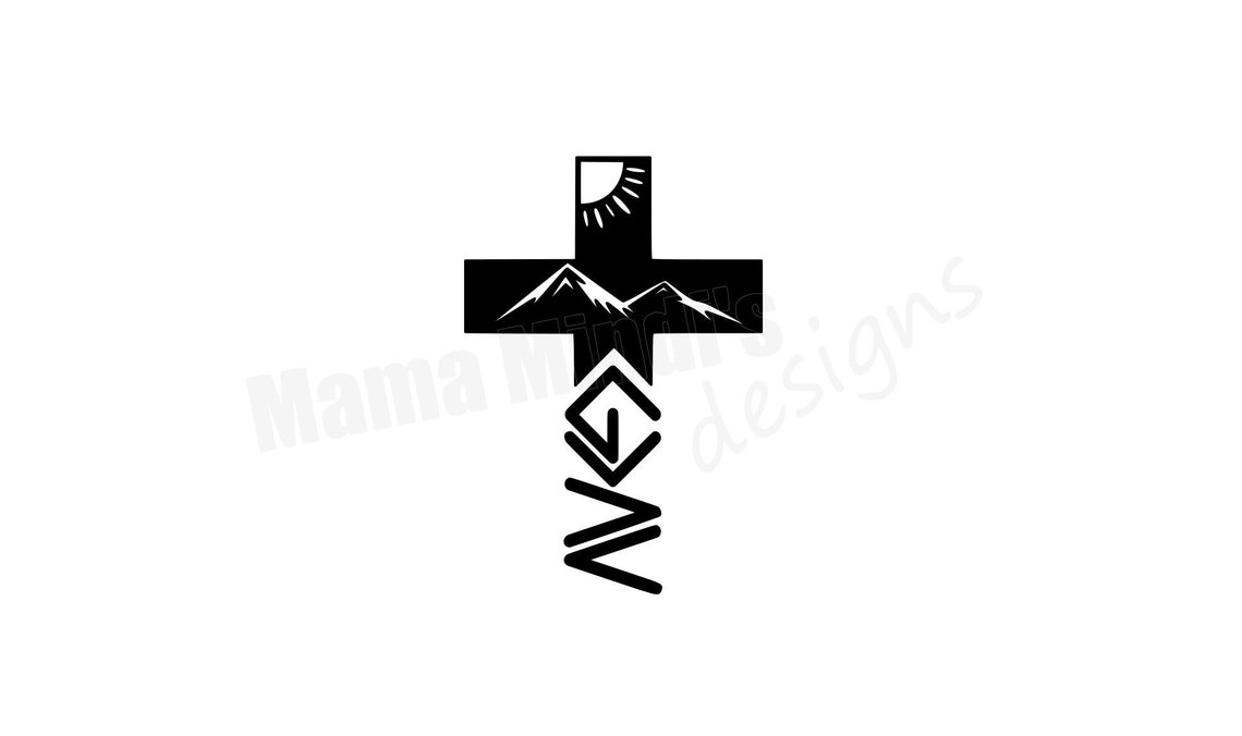 God is Greater Than the Highs and the Lows Cross SVG & PNG - Etsy