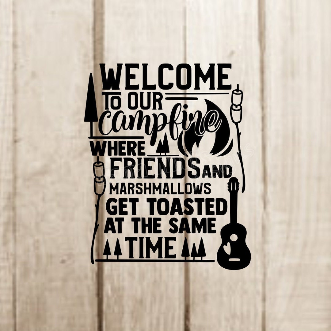 Welcome to Our Camp SVG, DXF & PNG - Etsy