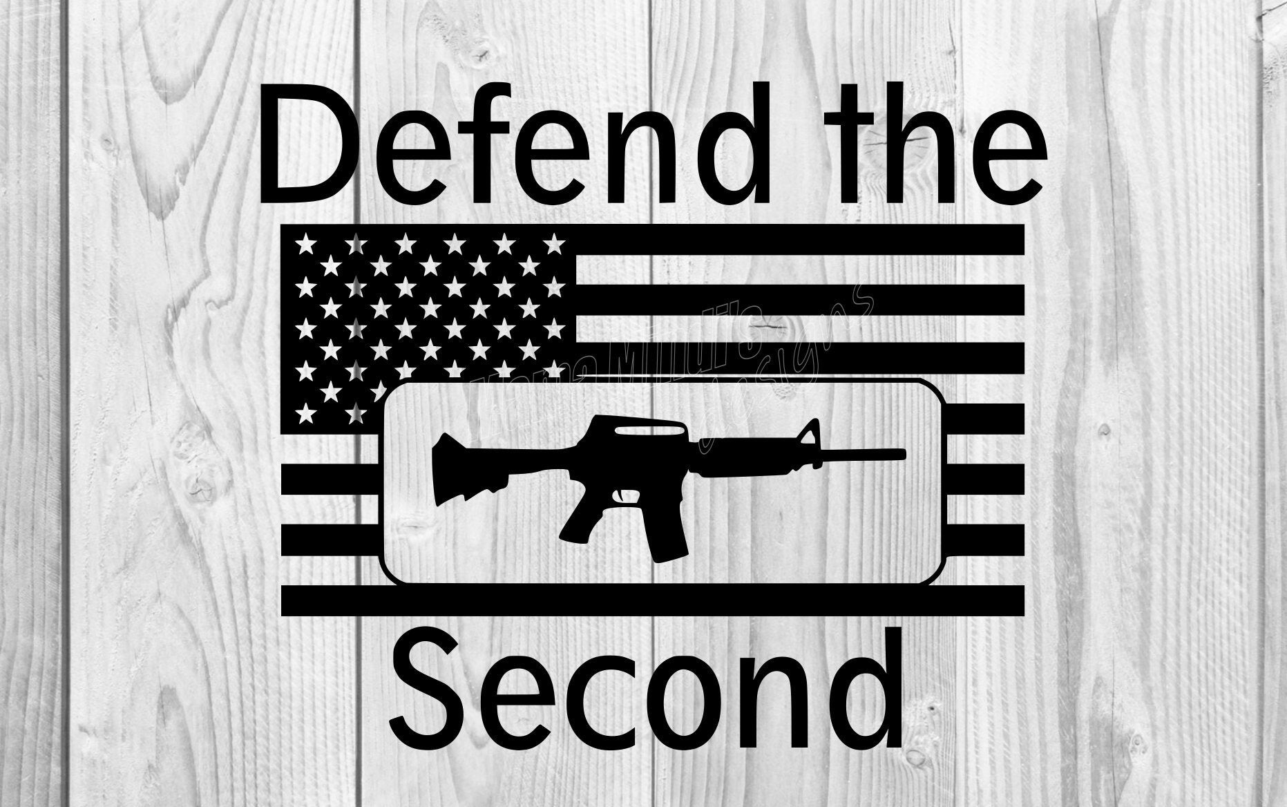 Defend the Second SVG, DXF & Pngs - Etsy