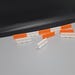 40 PC Pack - HO Scale Jersey Barrier, 1:87 Scale Jersey Barrier, Safety ...