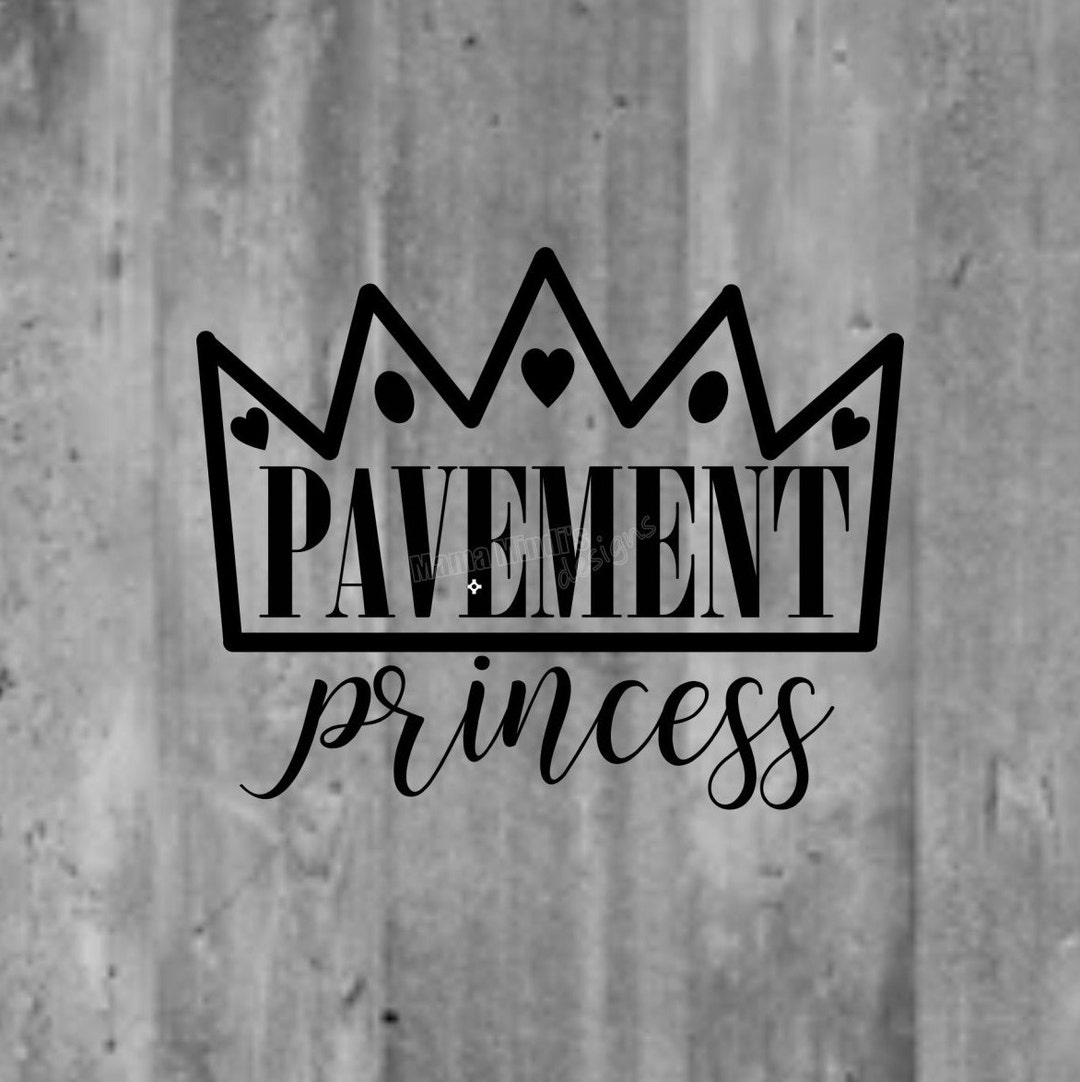 Pavement Princess SVG & PNG - Etsy