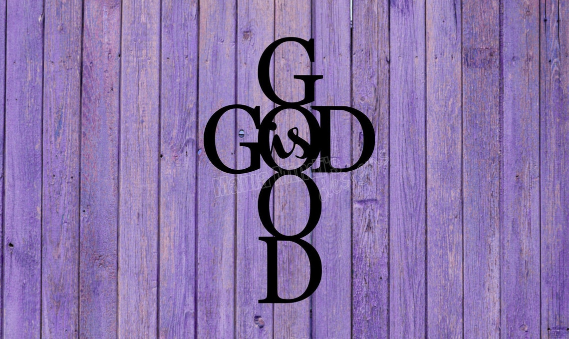 God is Good Cross SVG DXF & PNG - Etsy
