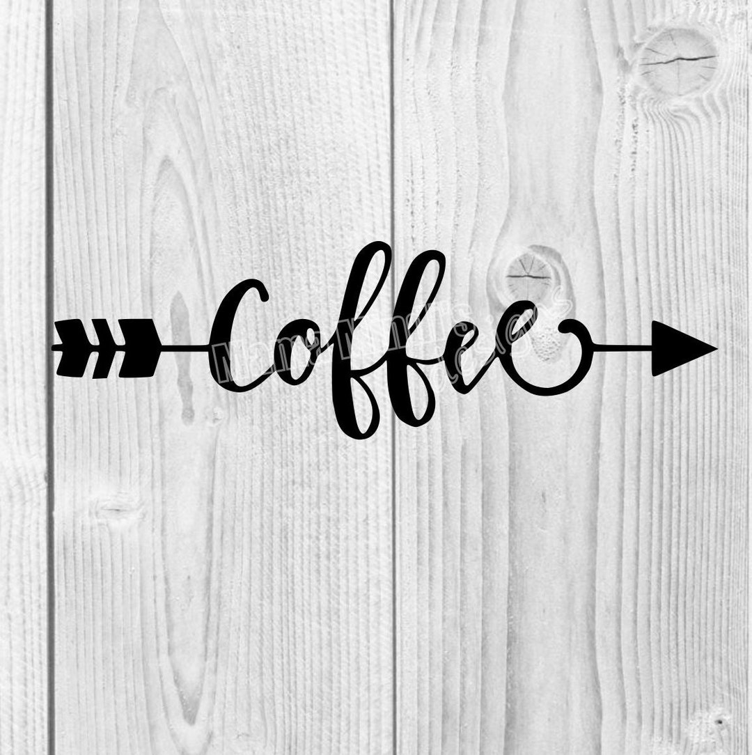 Coffee Arrow SVG & PNG - Etsy