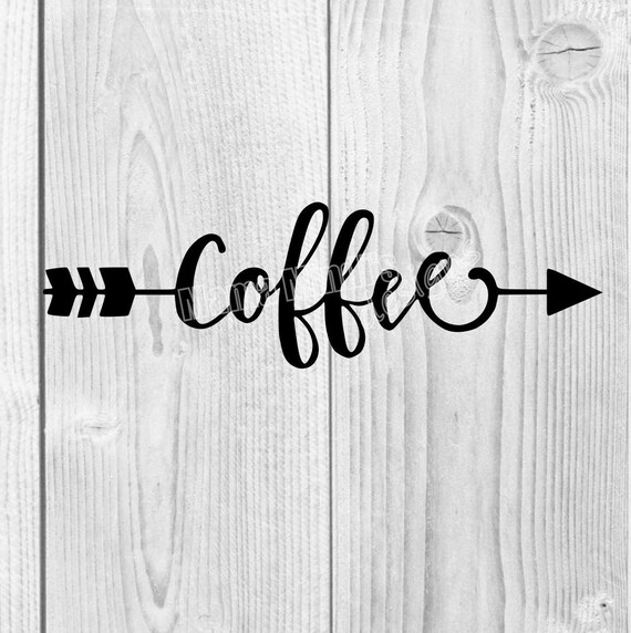 Coffee Arrow SVG & PNG - Etsy