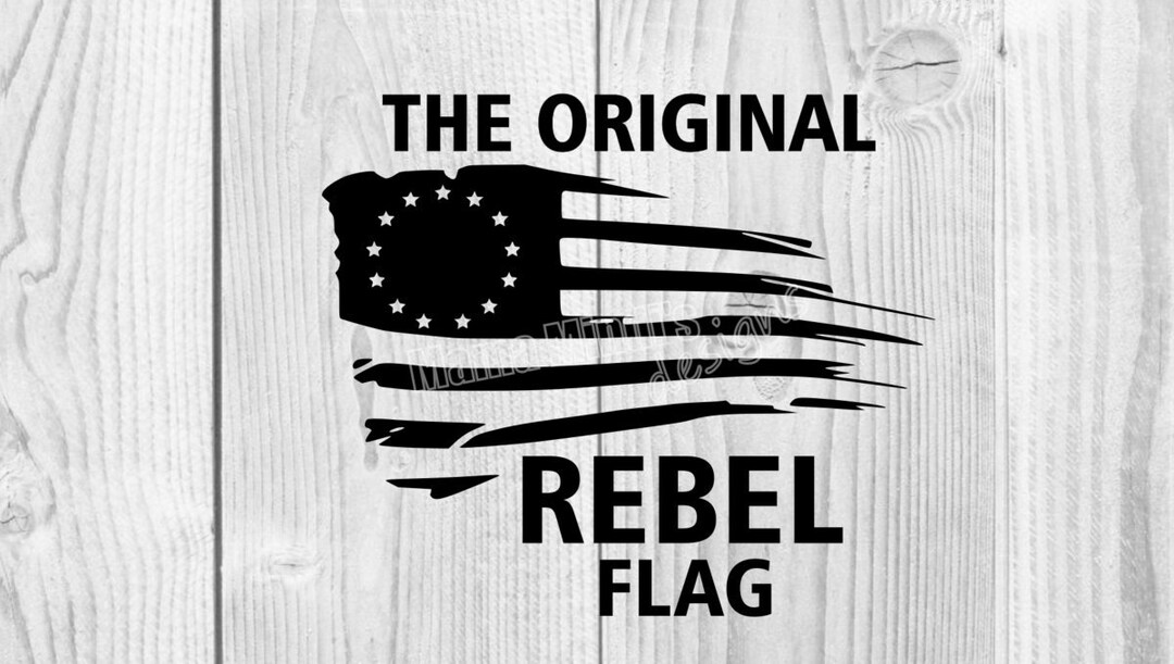 The Original Rebel Flag SVG & Pngs - Etsy